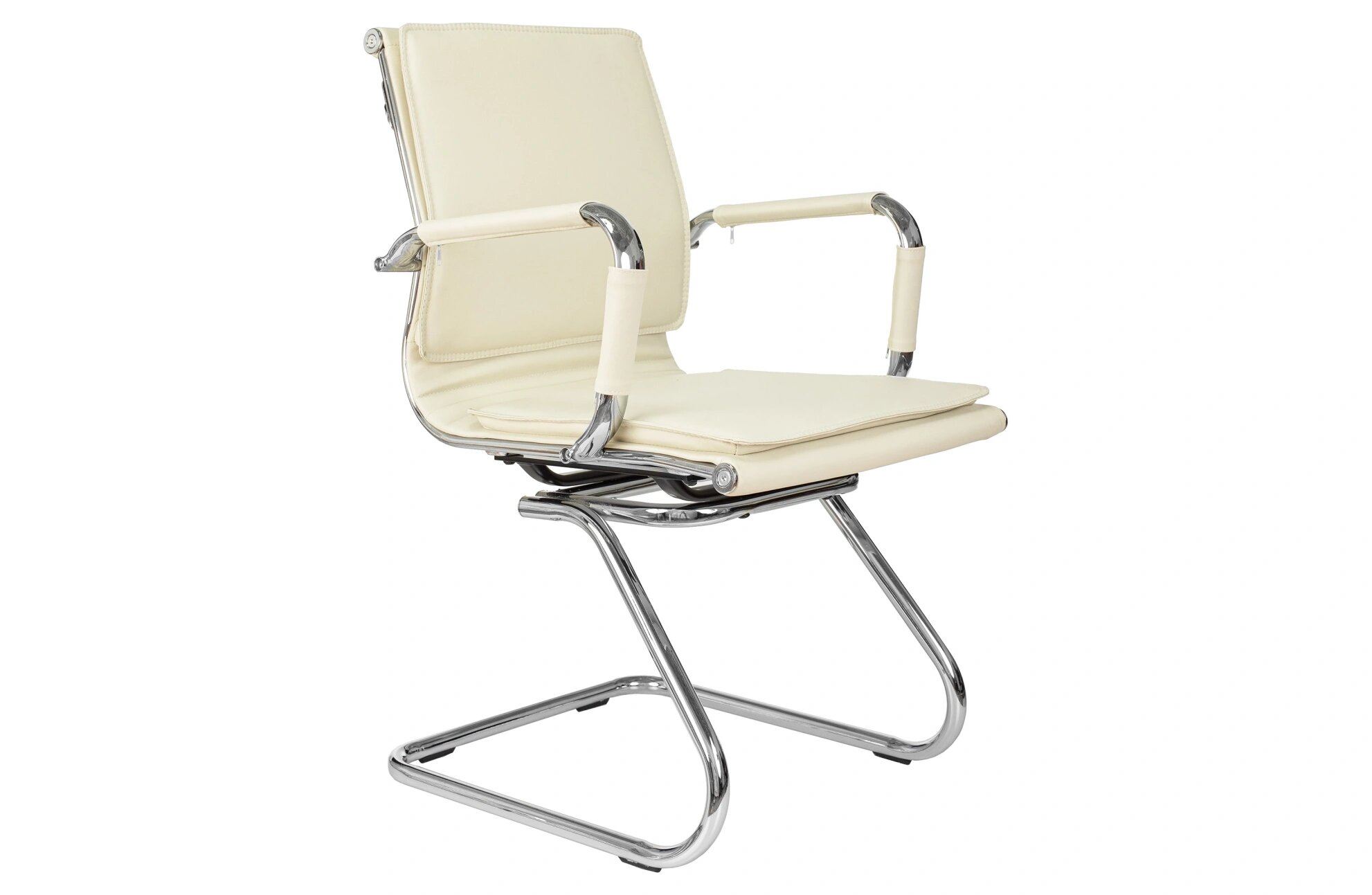 Кресло Бюрократ Ch-993-Low-V, обивка: эко. кожа, цвет: слоновая кость (CH-993-LOW-V/IVORY)