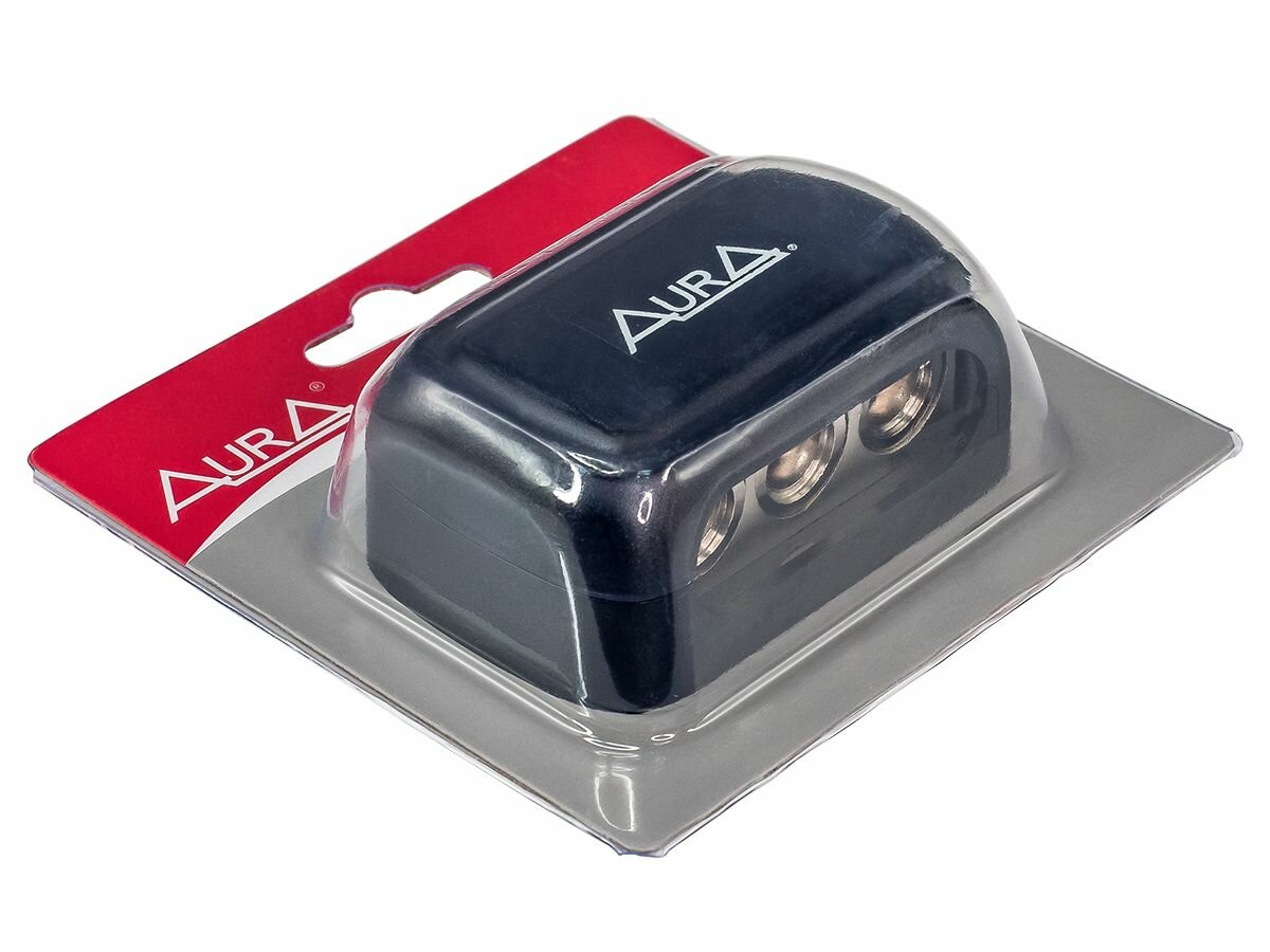 Дистрибьютор питания автозвук 3x0/4Ga вход, 4x4/8Ga выход, AurA FHD-3044