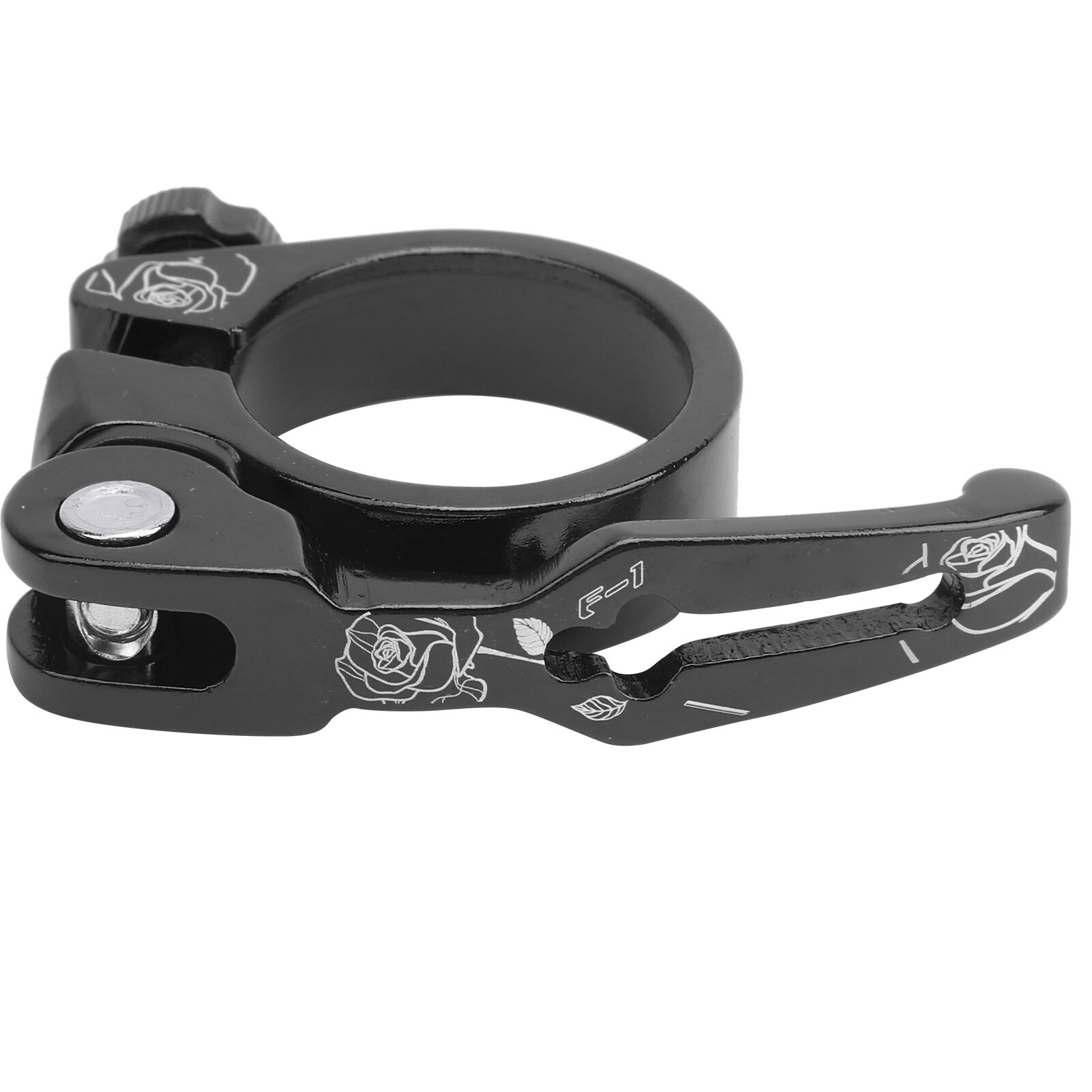 34,9 мм Велосипедный Быстроразъемный Зажим Подседельного Штыря Алюминиевый Сплав Горный Велосипед Accessory Black