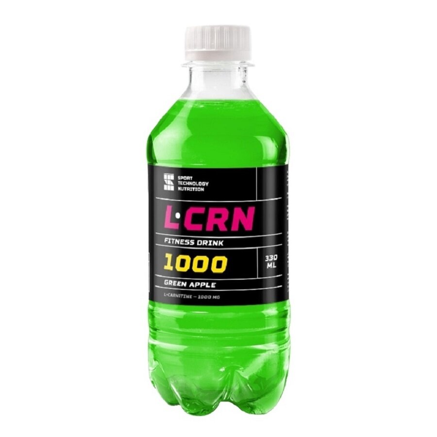 Жидкий L-карнитин Fitness Drink L-Carnitine 1000 330 мл 8 шт (Спортивные технологии) Зеленое яблоко