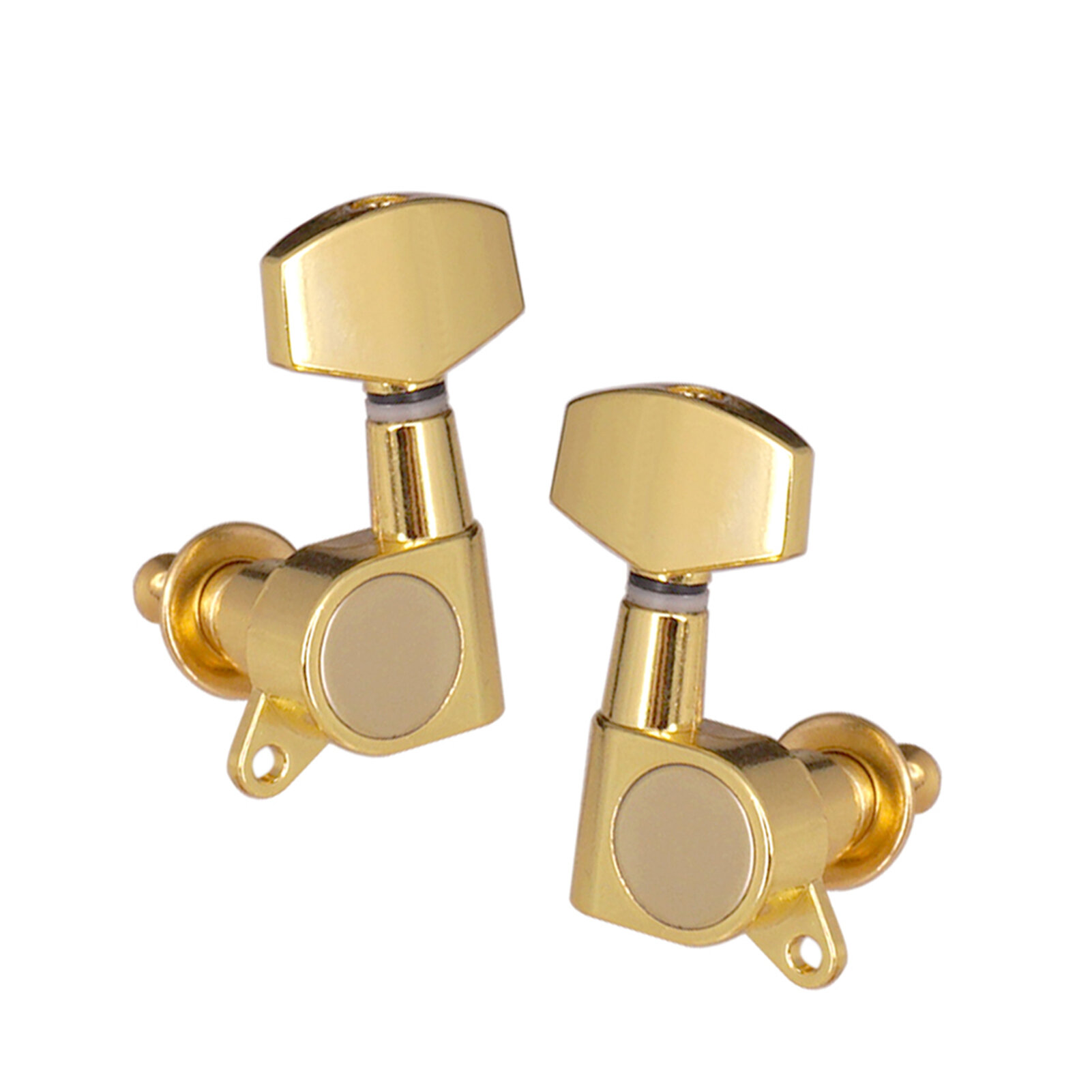 6 штук герметичные гитарные стержневые перья Locking Tuners 3L3R гитарные стробоскопические тюнеры электрогитары акустической гитары головки машинных ручек 3 слева 3 справа черный золотой серебристый размер 100*50*30мм вес 170г железоцинковый сплав