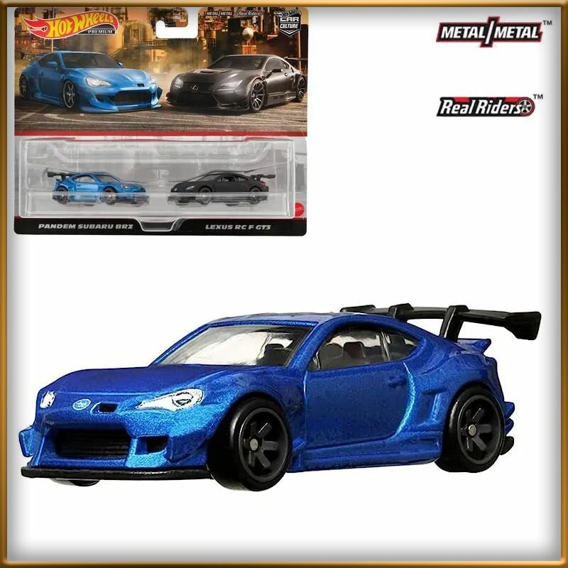 Машинка Hot Wheels коллекционная HBL96 PANDEM SUBARU BRZ & LEXUS RC F GT3