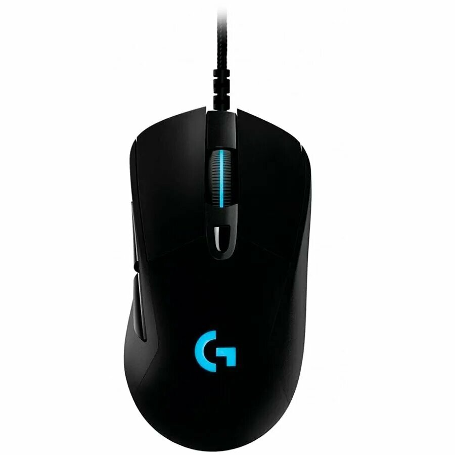 Logitech Игровая мышь проводная G403, черный