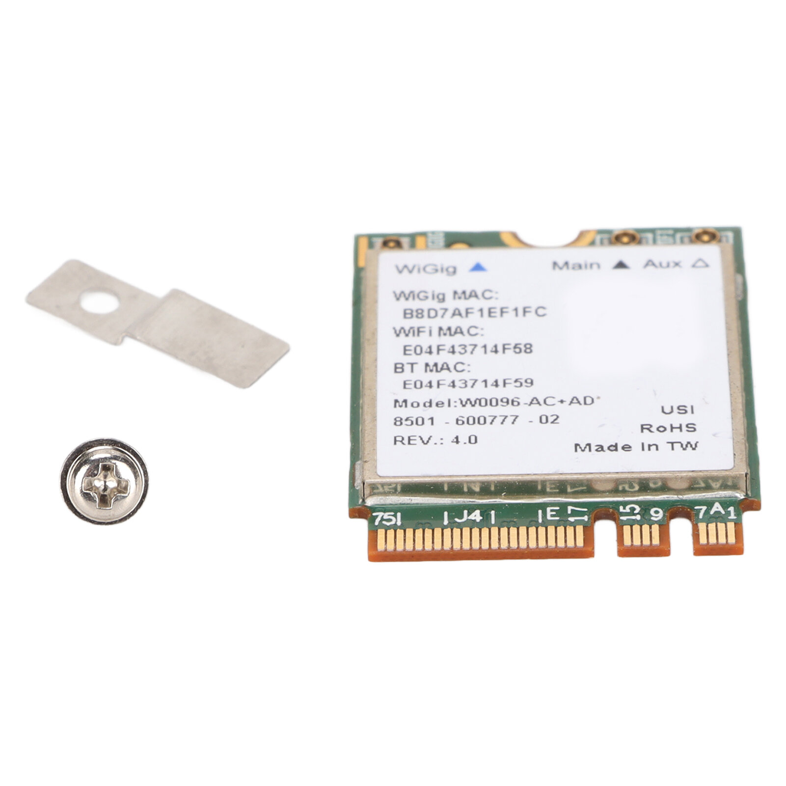 Беспроводная сетевая карта 867 Мбит/с M.2 NGFF с широким охватом 2,4 ГГц 5 ГГц Беспроводная карта для ноутбука