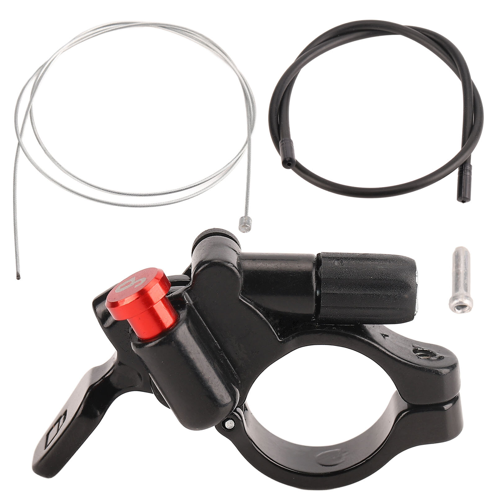 Блокировка передней вилки велосипеда с дистанционным управлением, рычаг, алюминиевый сплав, прочная, простая установка, замок для передней вилки горного велосипеда.