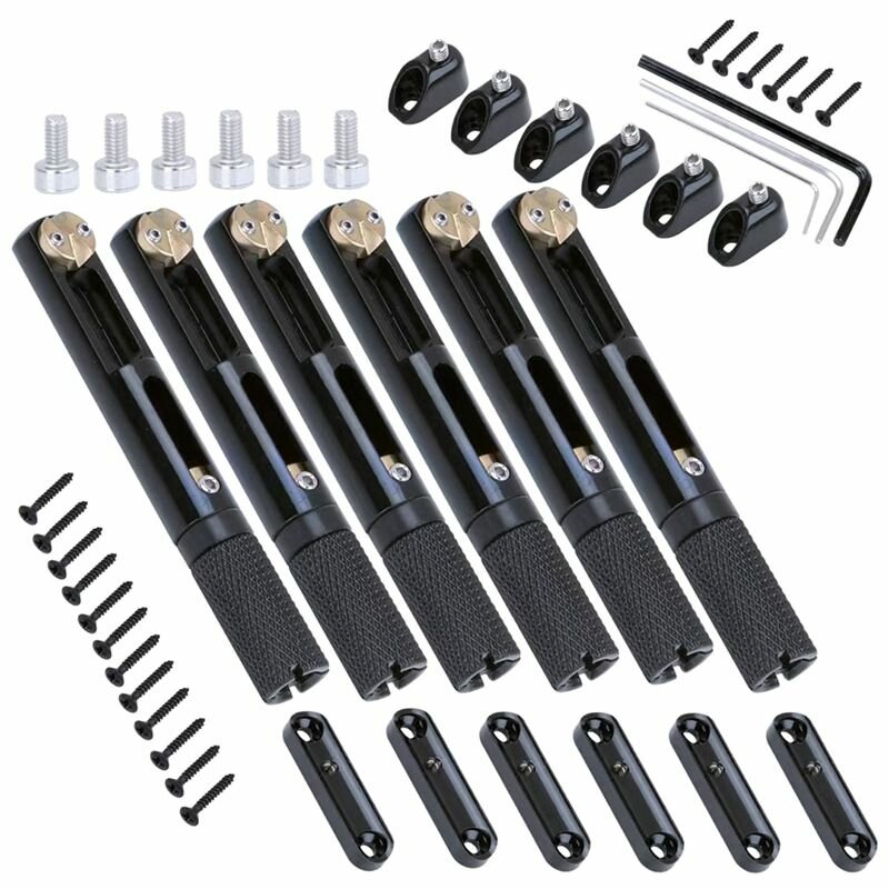 Saddle С Гаечным Ключом Черный Бридж Для Безголовой Электрогитары