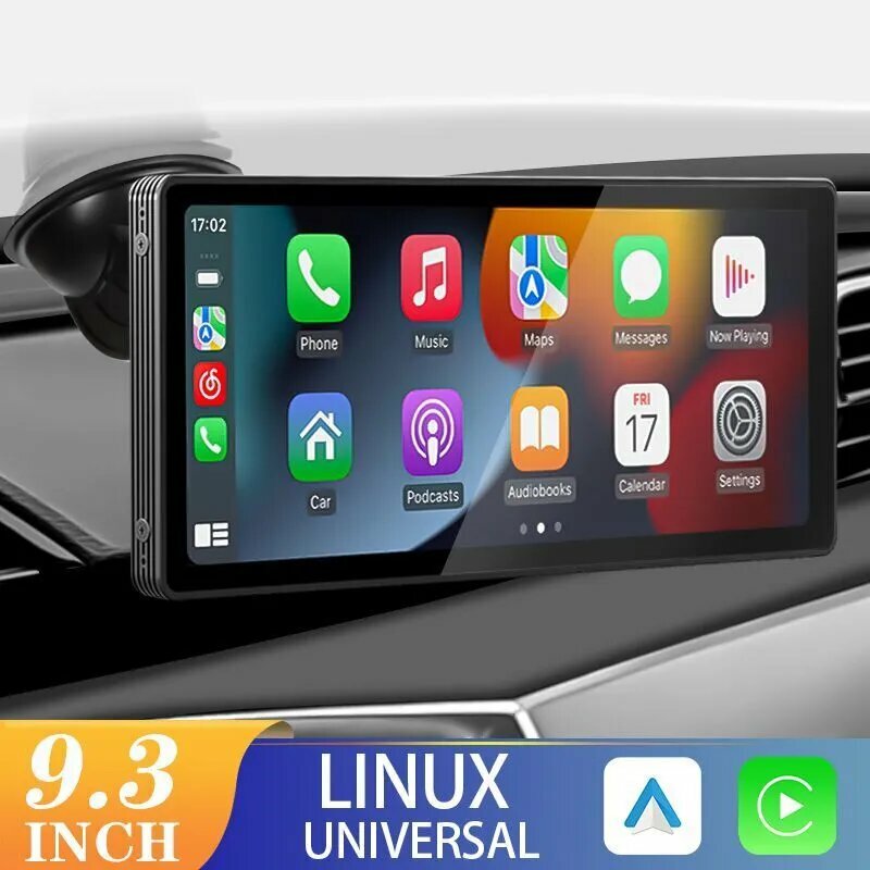 10,26 Портативный CarPlay Android Auto Автомобильный радиоприемник Мультимедийный видеоплеер с сенсорным экраном