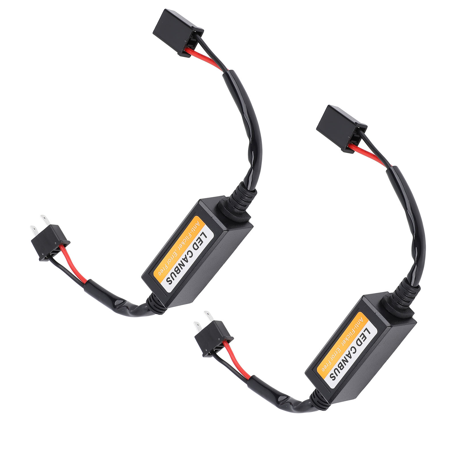 2PCS H7 LED Headlight Decoder Water Resistant Plug and Play Anti Flicker Canbus Error — фото 1