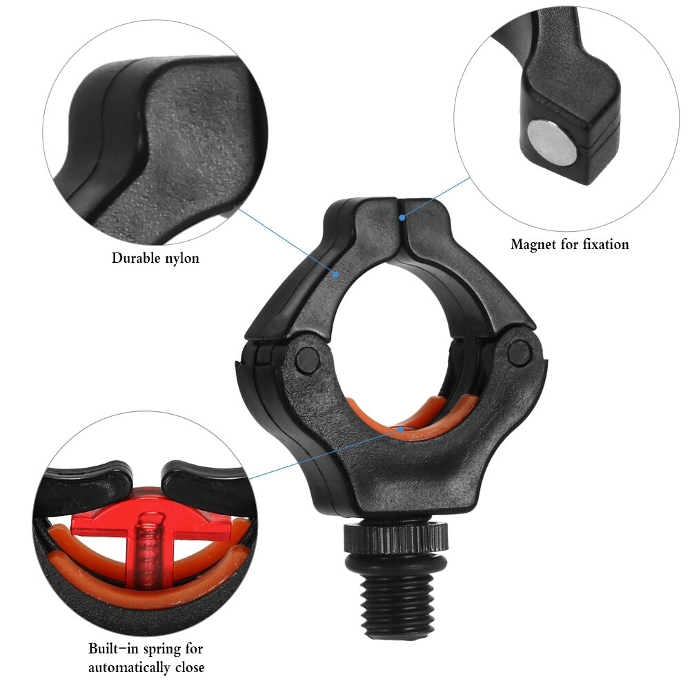 Держатель для удилища: головка крепления, соединительный инструмент и аксессуары для рыболовных снас