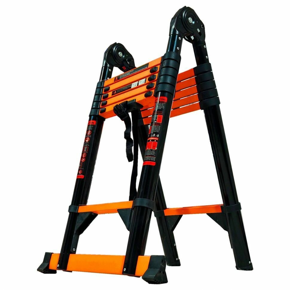 Лестница телескопическая 5,0 м (2,5+2,5) TraMet TR-S5050