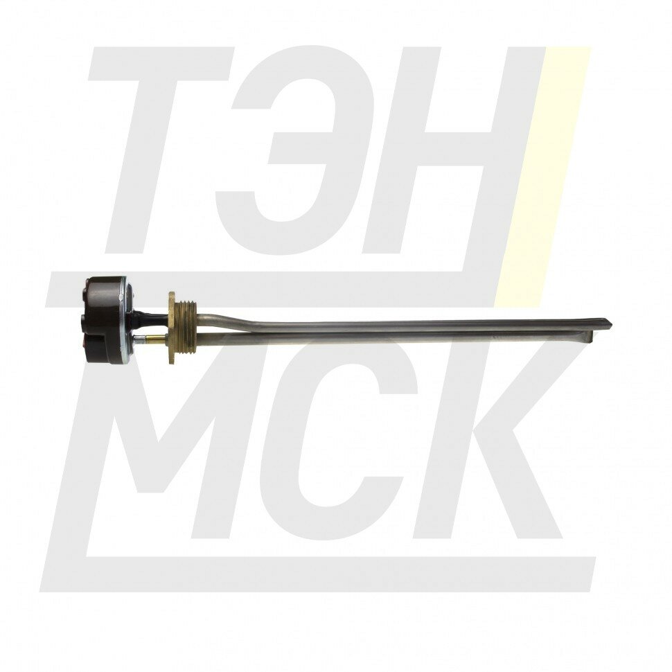 Комплект ТЭН для чугунной батареи отопления (радиатора) 1,5 кВт, нерж, D42, G1 1/4", L272мм, 220V, с терморегулятором, итатэн, 24068К