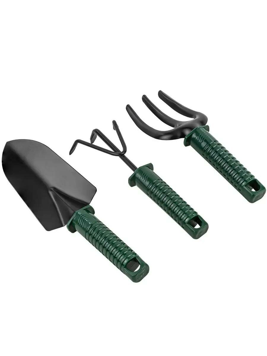 WMC Tools Набор садового инструмента 3 предмета Рыхлитель - 1 шт; Лопатка - 1 шт; Вилка - 1 шт