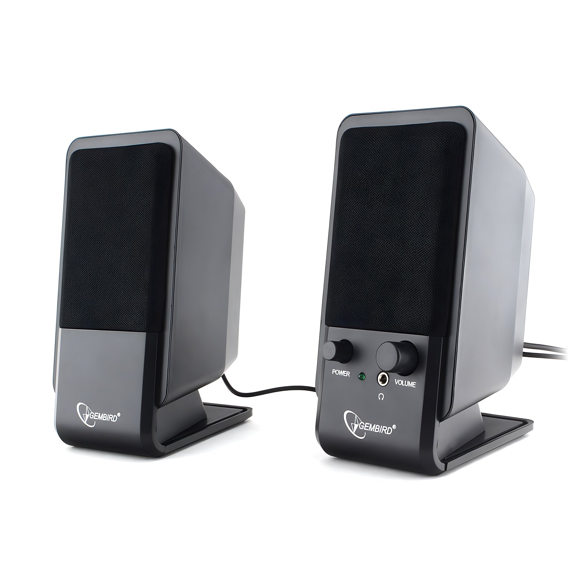 Колонки для компьютера Gembird черные с разъёмом для наушников SPK-510