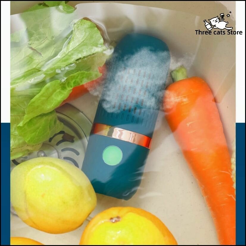 Ультразвуковой стерилизатор для овощей и фруктов беспроводной портативный