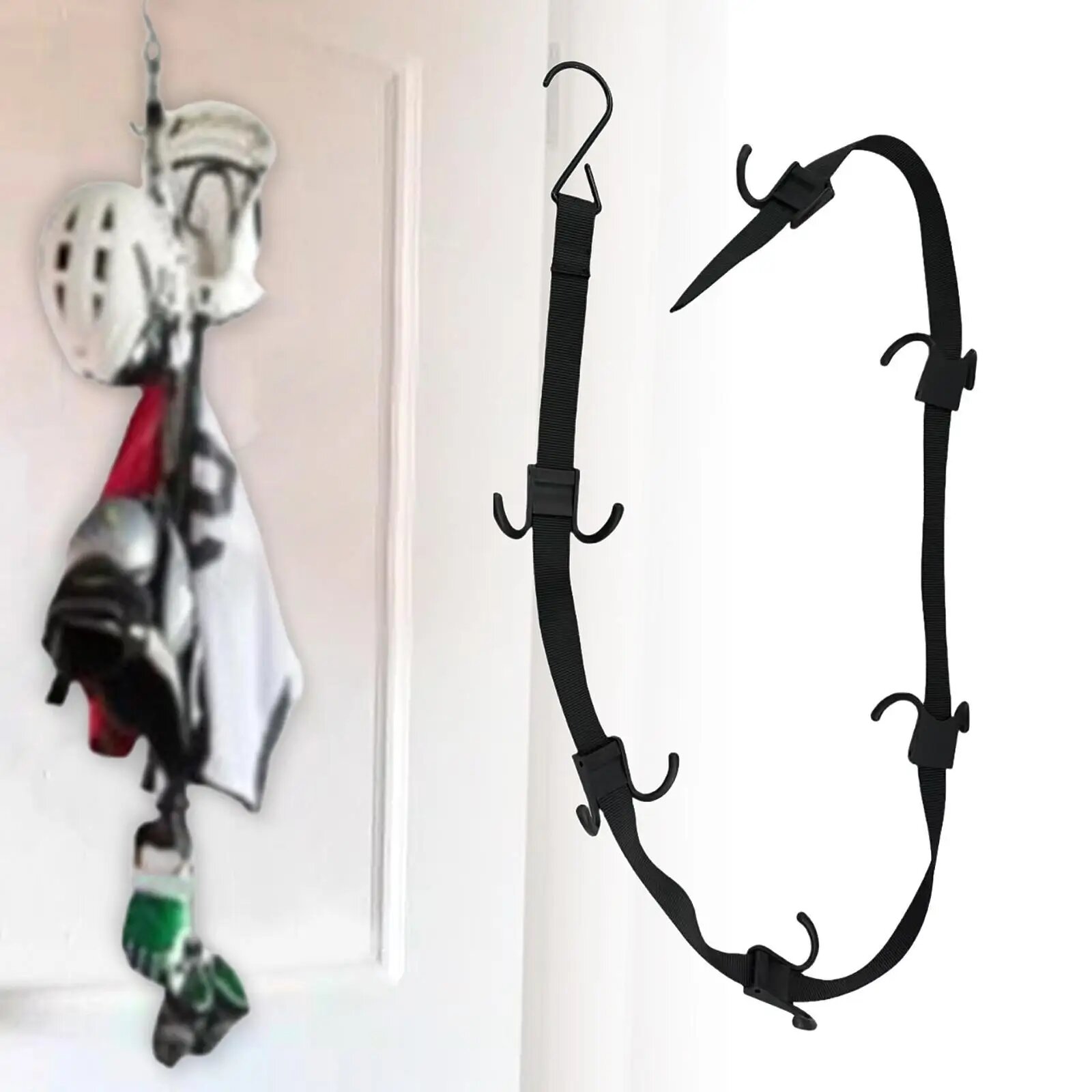 Сушилка для хоккейного снаряжения, портативная хоккейная вешалка для кемпинга, катания на коньках, футбола, в помещении, на открытом воздухе, держатель для снаряжения для кемпинга, экономия места