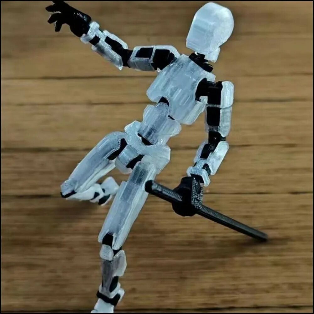 Фигурка Titan 13 Air Bound, многосуставная, подвижная, 3D печать, шарнирный робот Lucky 13, красный, 1 шт.