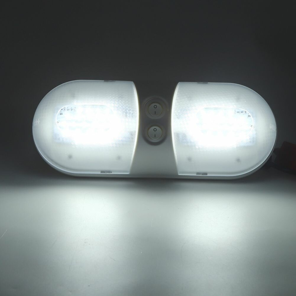 12 В 800 лм купольная крыша светодиодный овальный потолочный светильник для автомобиля автофургона прицепа кемпера лодки