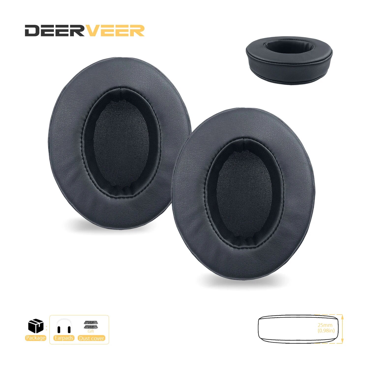 Амбушюры DEERVEER для SENNHEISER HD280 HD280PRO 2Thicken Leather