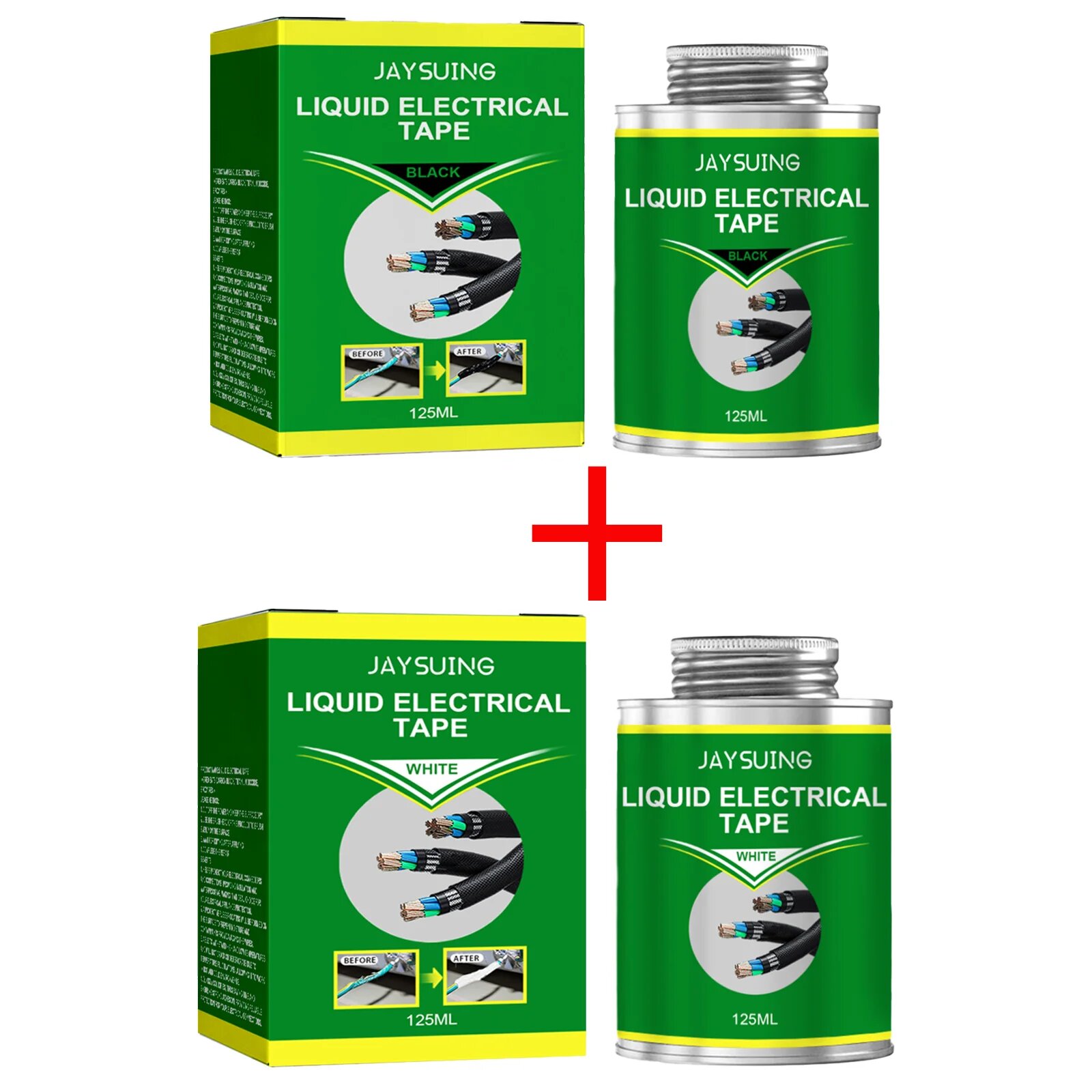 Черная и белая термостойкая жидкая электроизоляционная лента