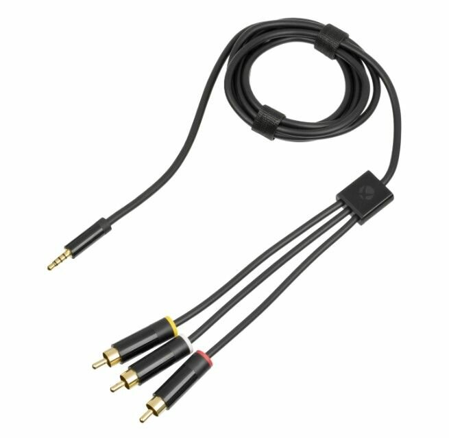 Аудио Видео/3RCA AC композитный кабель для консоли X-BOX 360 E. Товар уцененный