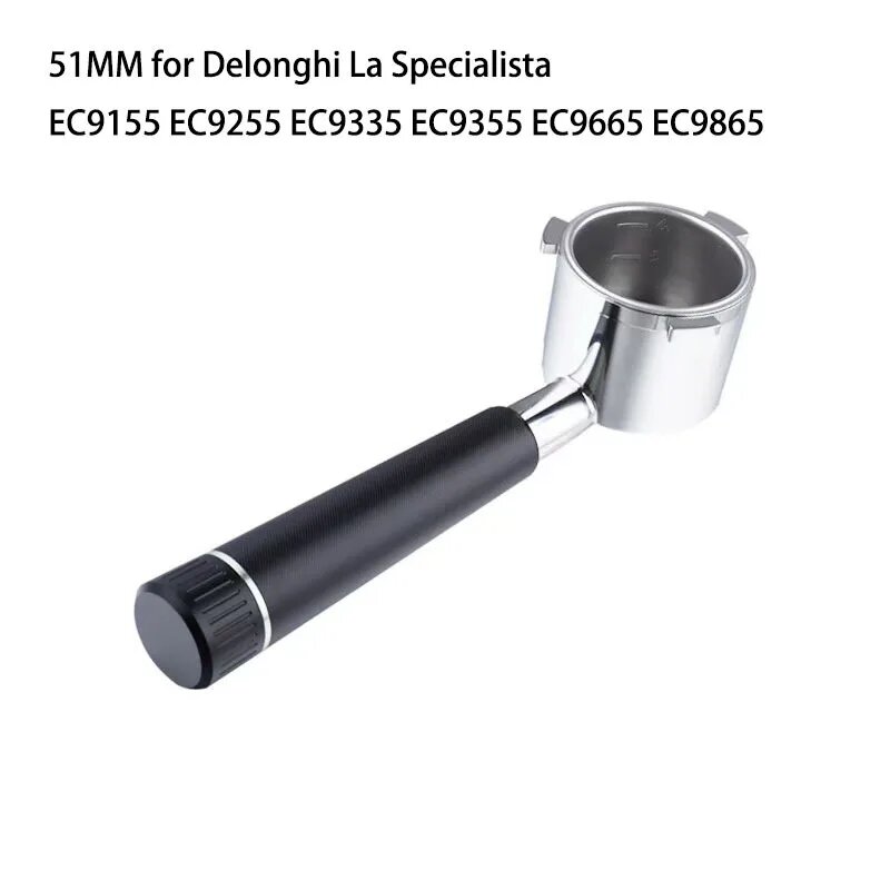 Бездонный портафильтр PEISI 51 мм для Delonghi La Specialista 51mm-Black