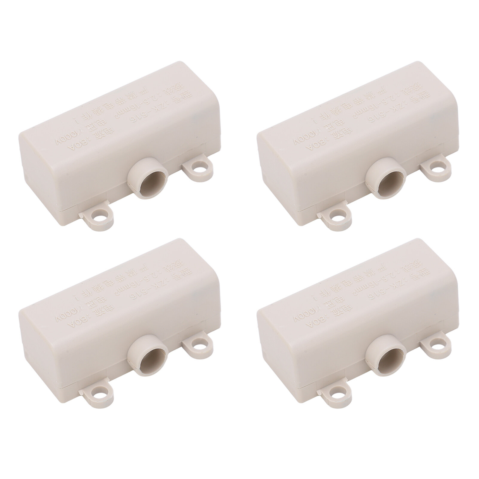 4 шт. разветвитель проводов ZK 516, 1 к 5, 1000 В, 80 А, латунный проводник, блок зажимов для потолочных светильников