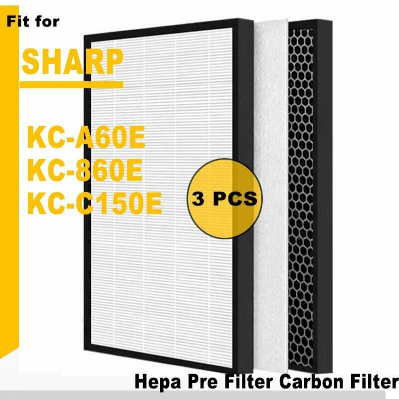 FZ-C150HFE FZ-C150DFE HEPA фильтр угольный для воздухоочистителей Sharp KC-A60E, KC-C150E, KC-860E