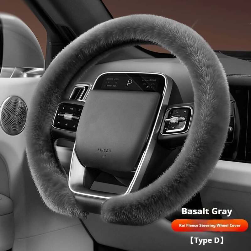 Для Skoda Octavia Superb Octavia 2 Fabia Rapid Karoq, зимний теплый мягкий плюшевый чехол на D Gray