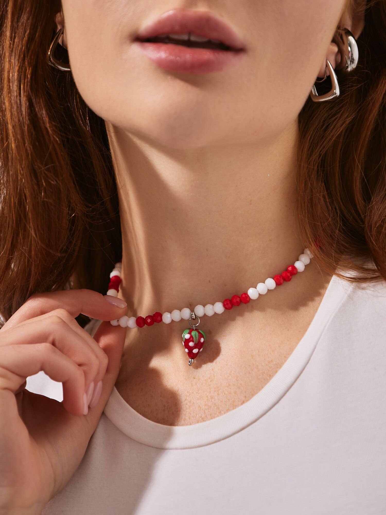 Чокер, стекло