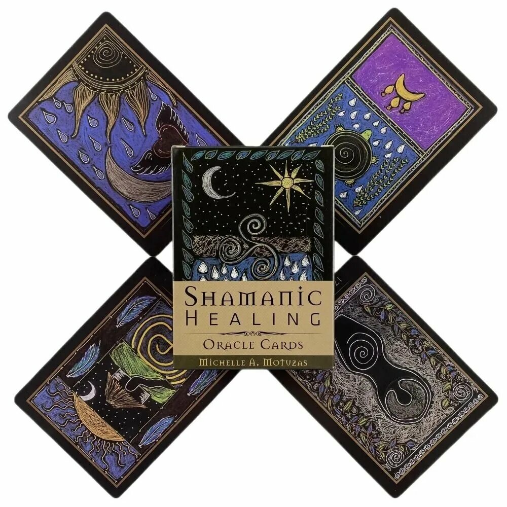 Карты таро Оракул Шаманское исцеление/Shamanic Healing Oracle Cards,44 шт