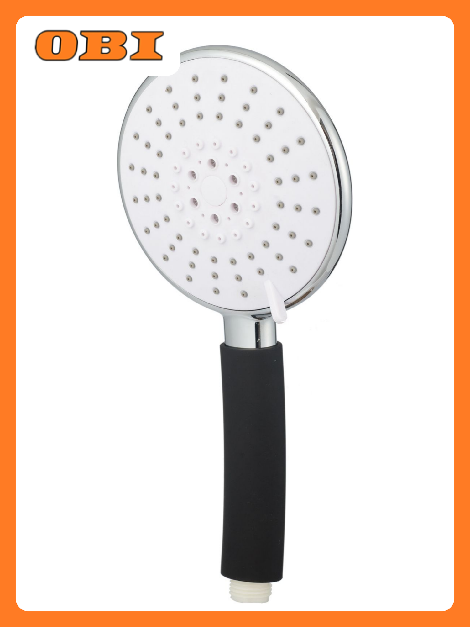 Лейка для душа массажная ARGO COLOR, 5-ти функциональная, d 120 мм, хром/черный