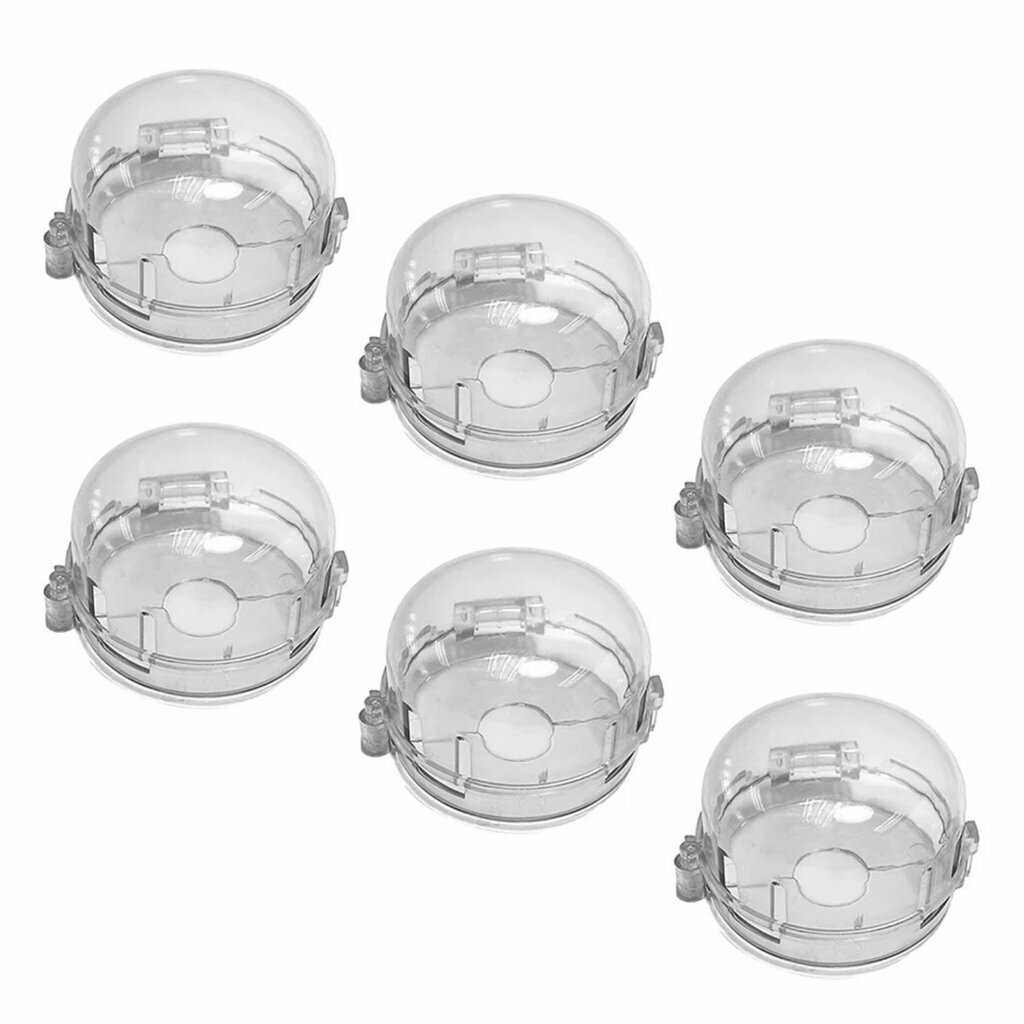 Упаковка из 6 Защитных чехлов Для газовой плиты, Защищающих Ручку от детей, Огнестойкая