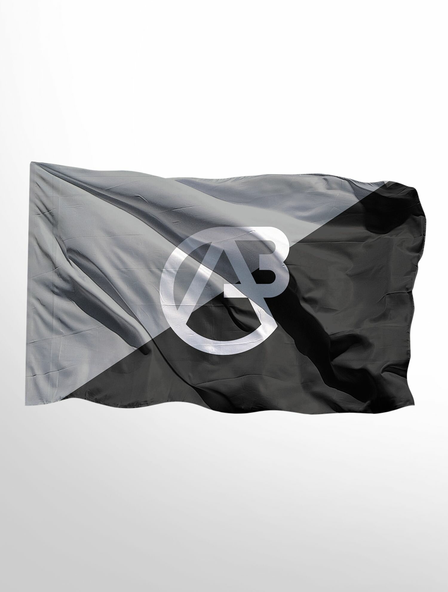 Флаг Анархо агоризм, 70х105 см на сетке для флагштока