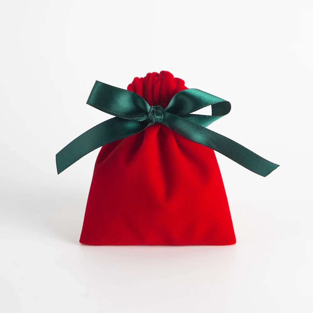 Бархатные мешки для украшений Weikende, набор из 10 штук 12x15cm, style 3