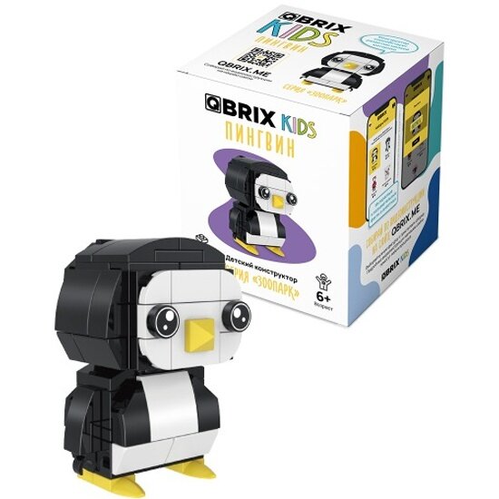 Конструктор Qbrix KIDS Пингвин