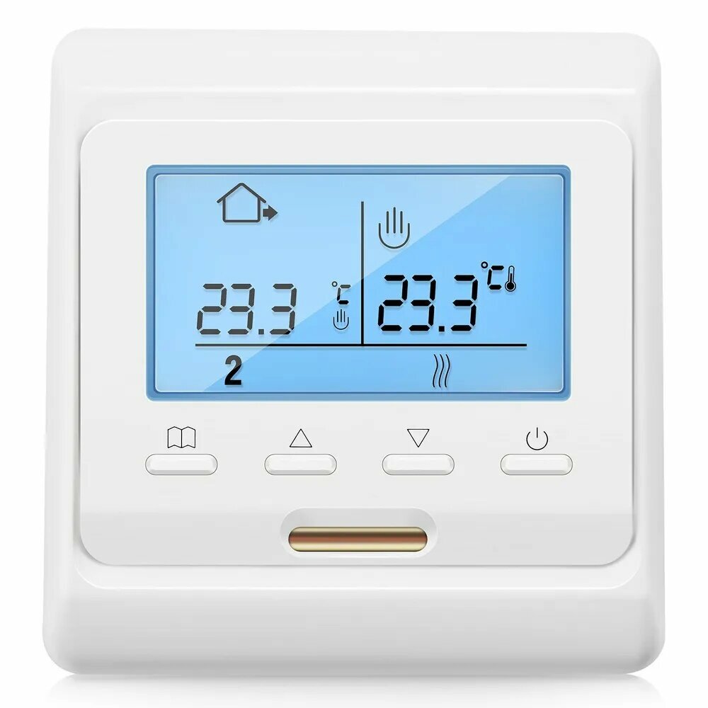 16A 230V LCD программируемый комнатный термостат для теплого пола с подогревом Терморегулятор Регулятор температуры Ручной механический
