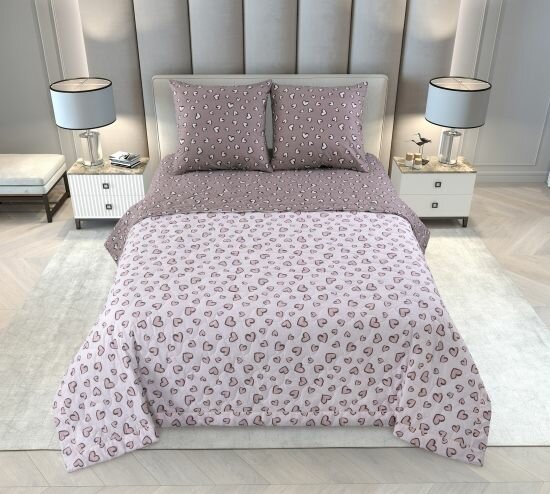 Постельное белье Евростандарт с Одеялом (комплект) Перкаль (70х70) Затаив Дыхание