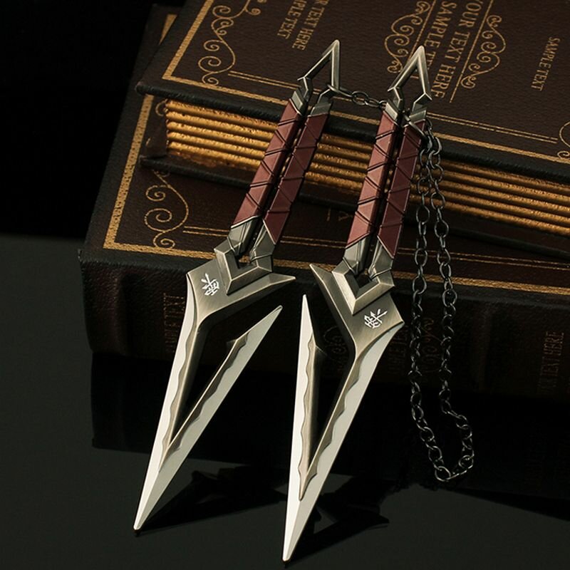 Мерч по игре Valorant: модель игрушечного оружия Valorant Shui Zong Black Wave Blade из сплава, 60 см.