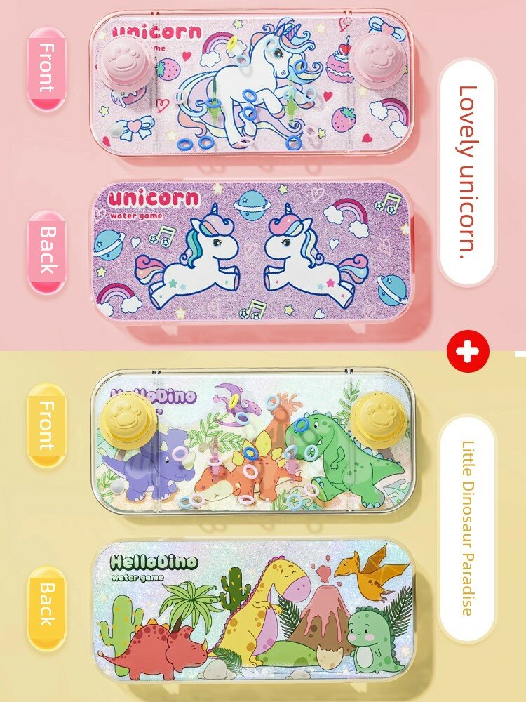 Детская развивающая игрушка-аттракцион «Кольцеброс в воду», игрушка-аттракцион «Кольцеброс в воду» для малышей, ручной