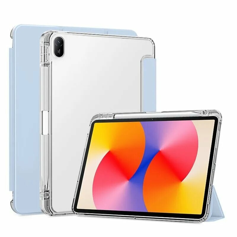 Умный чехол для Huawei MatePad SE 11 2024 11дюймов складывающийся стенд кожаный магнитный с карандашом держатель AGS6-W00/AGS6-W09 11" корпуса планшета