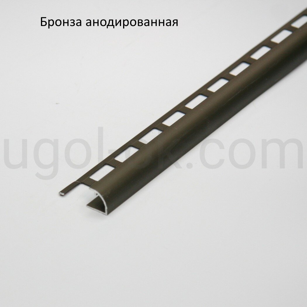 Профиль окантовочный для плитки ПК 03-9 2700 04л Бронза бренд Лука