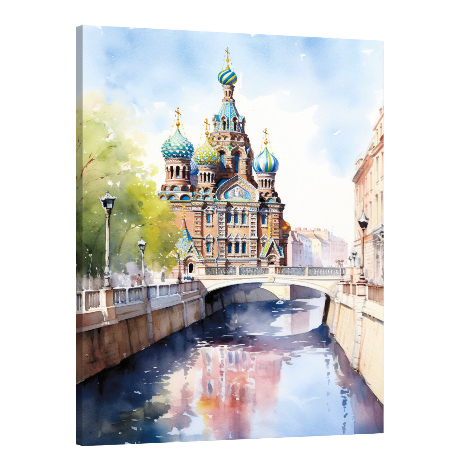 Интерьерная картина 50х70 "Питерский мир"