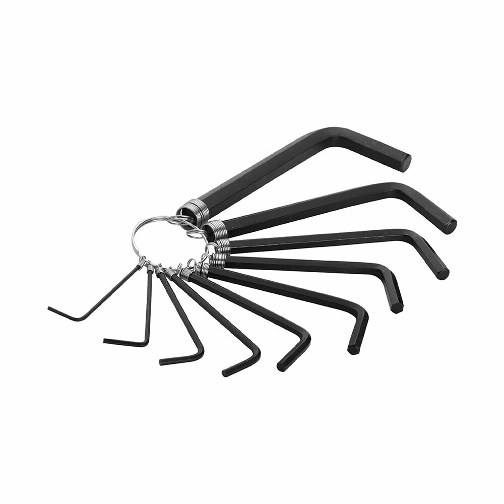 Шестигранные ключи на кольце WOKIN, 1.5-10 мм, 10 штук (208510)