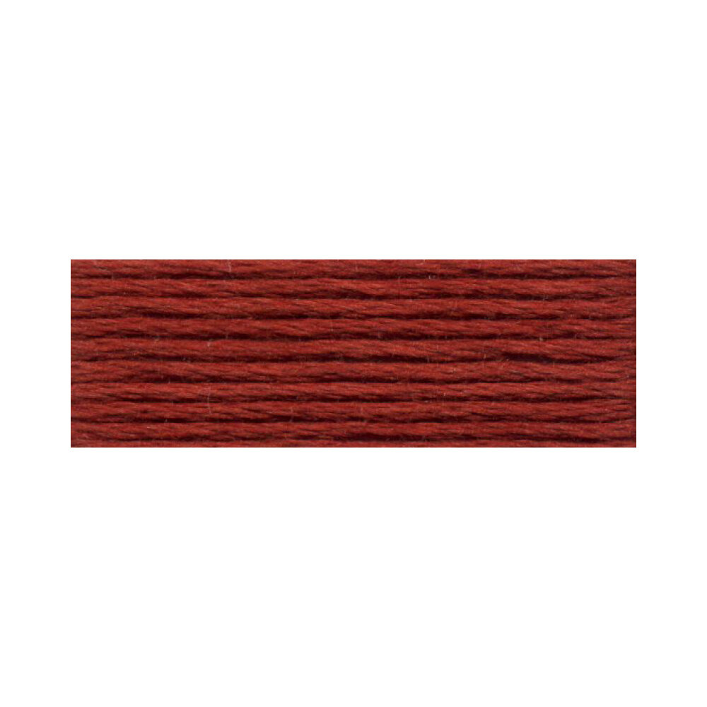 Мулине "DMC" 100% хлопок 8 м №0355 коричнево-красный