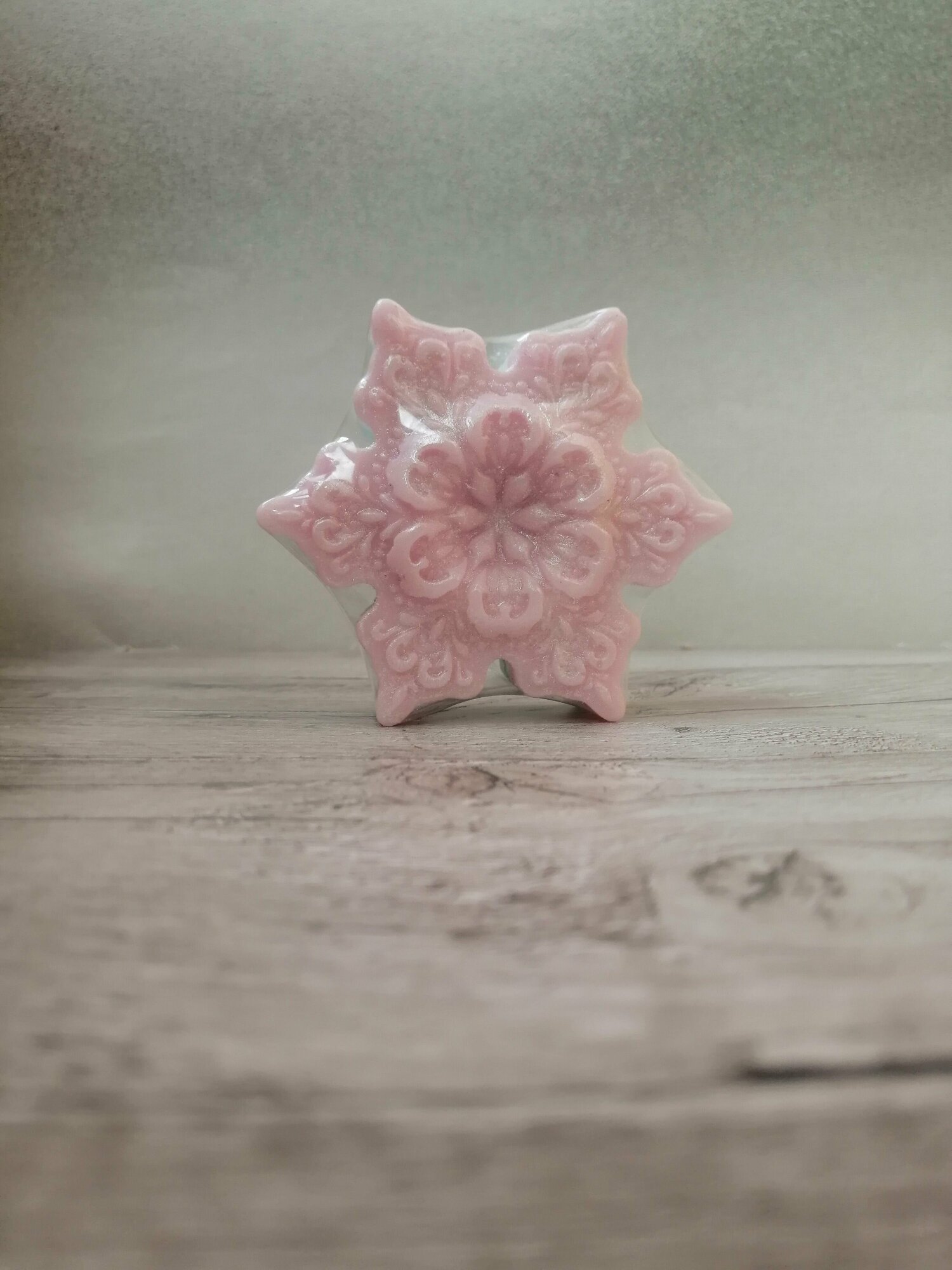 Мыло ручной работы. Снежинка 5 шт.