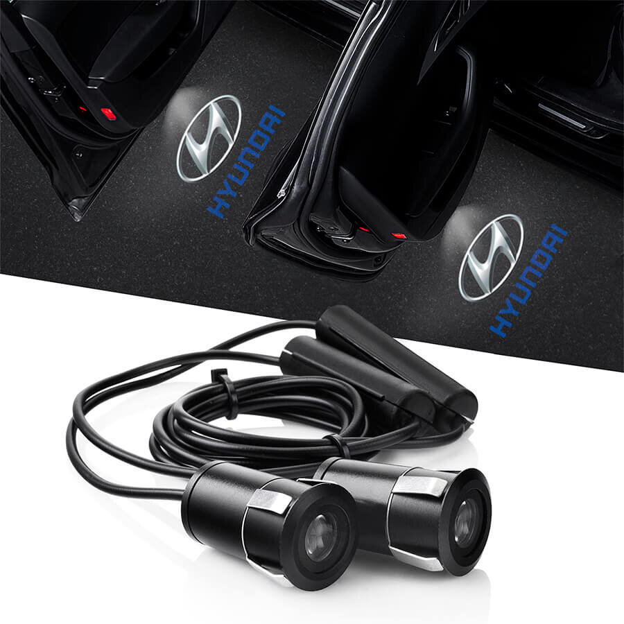 Проектор логотипа в двери авто врезной ElectroKot G7 7W для Hyundai 2 шт