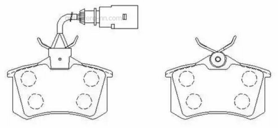 HSB HP8418 Колодки тормозные дисковые SEAT: A1Hambra \ FORD: Galaxy \ VW: Sharan