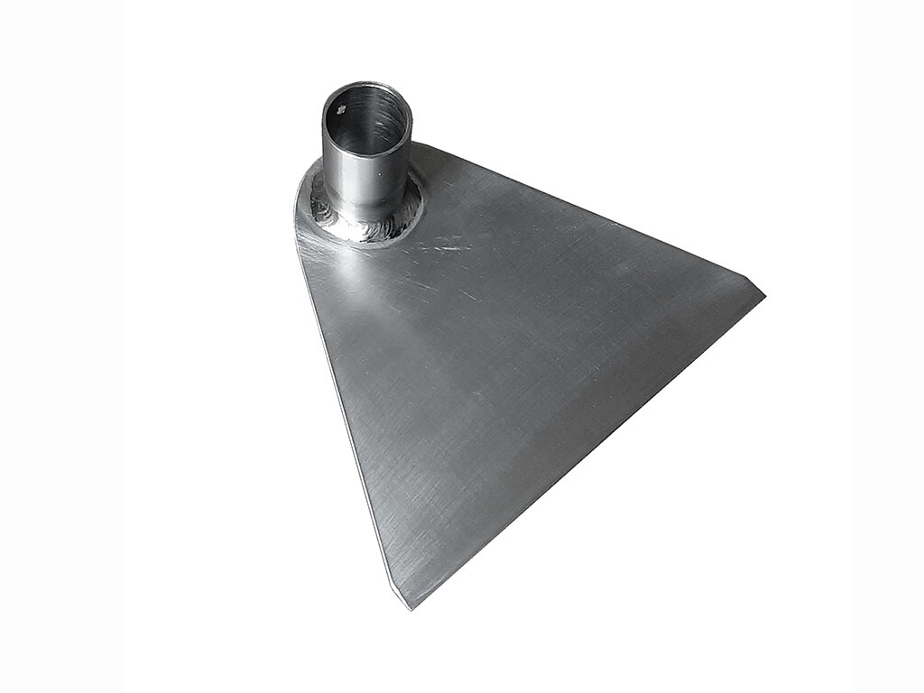 Титановая тяпка-мотыга 170х150 мм без черенка, серия Люкс