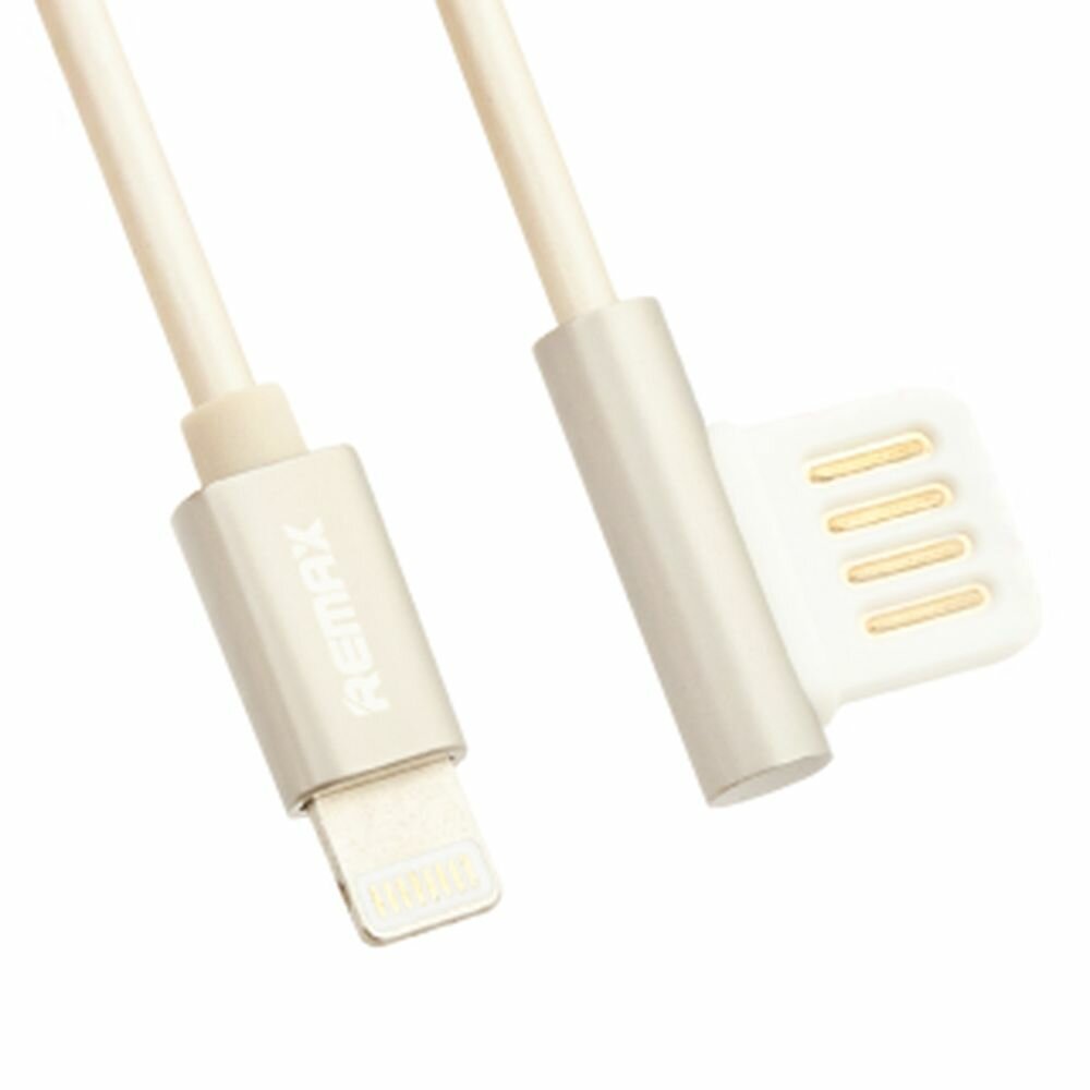 USB кабель Remax Emperor Series Cable RC-054i для смартфона Apple Lightning 8-pin, золотистый