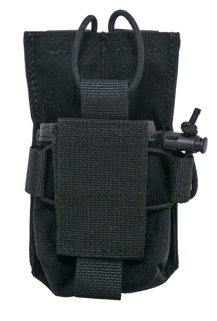 Подсумок для рации Strike открытый V2, черный кордура